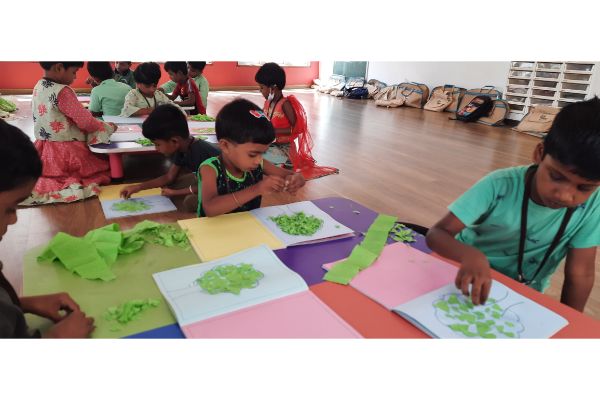 UkG – A collage activity - NMS School